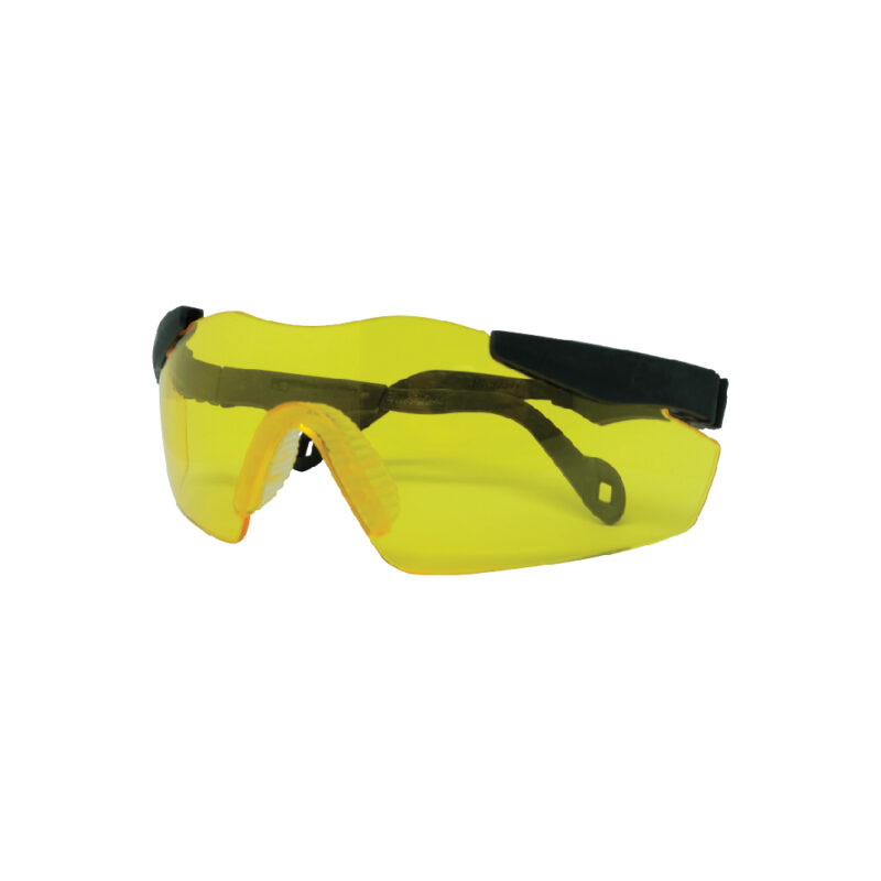HERCULES 0407Y SAFETY GLASSES - YELLOW LENS - The Leeden Store