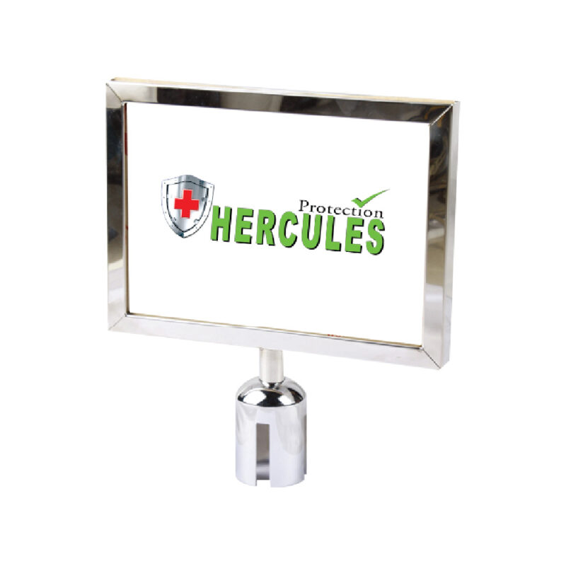 HERCULES STAINLESS STEEL A3 SIGN HOLDER - The Leeden Store