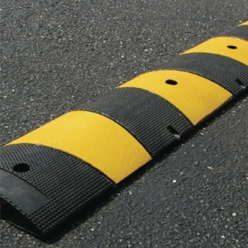 HERCULES END PIECE TRAFFIC RUBBER BUMP 250MM(L) X 300MM(D) X 50MM(H ...