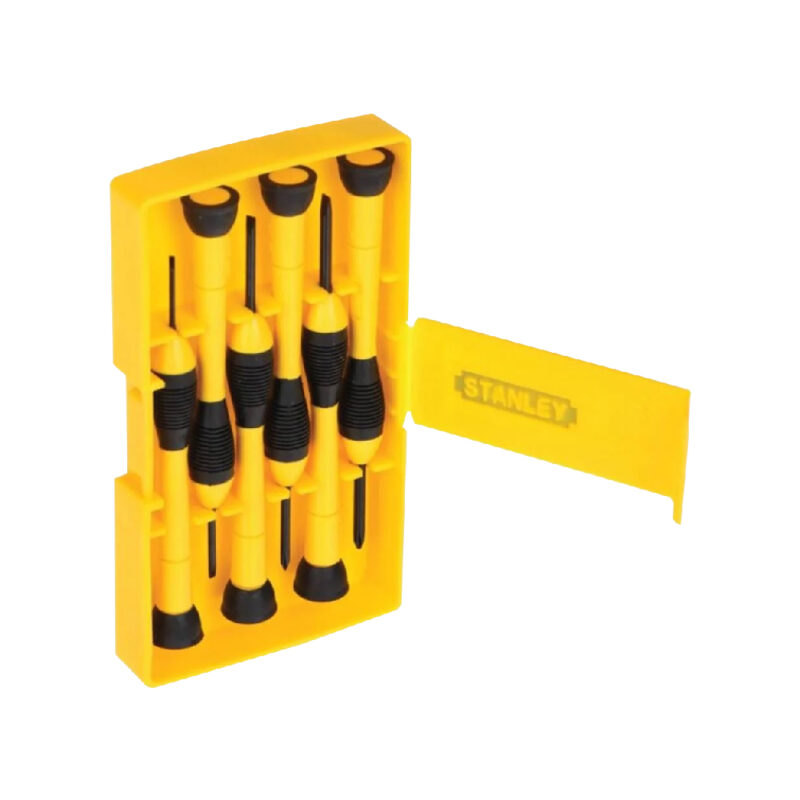 STANLEY STHT66039-8 6-PIECE BI-MATERIAL HANDLE PRECISION SCREWDRIVER ...