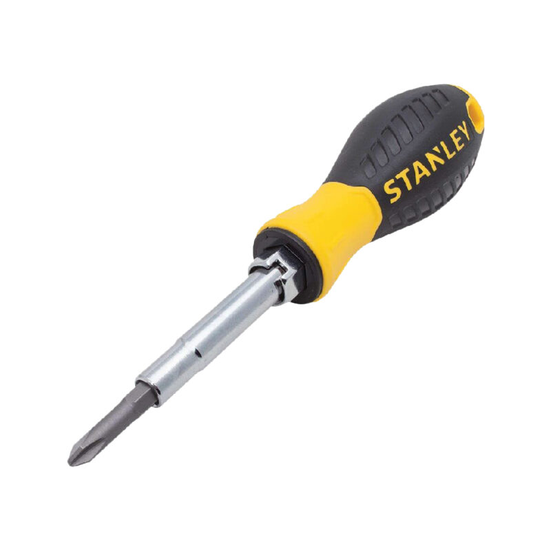 STANLEY STMT68107 FIBERGLASS SCREWDRIVER WITH BITS - The Leeden Store